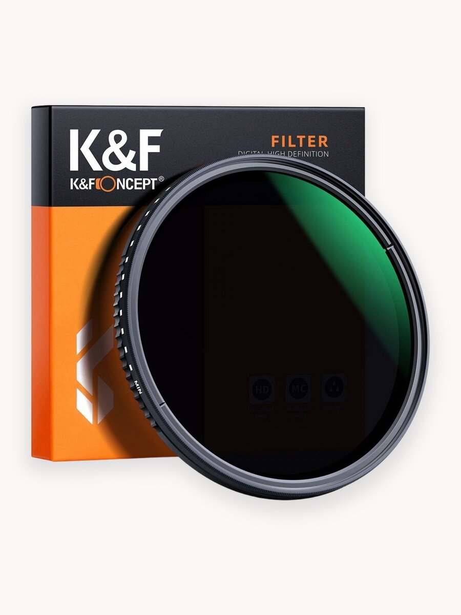 Переменный нейтральный фильтр K&F Concept Variable MC ND8-ND2000 Slim 58mm