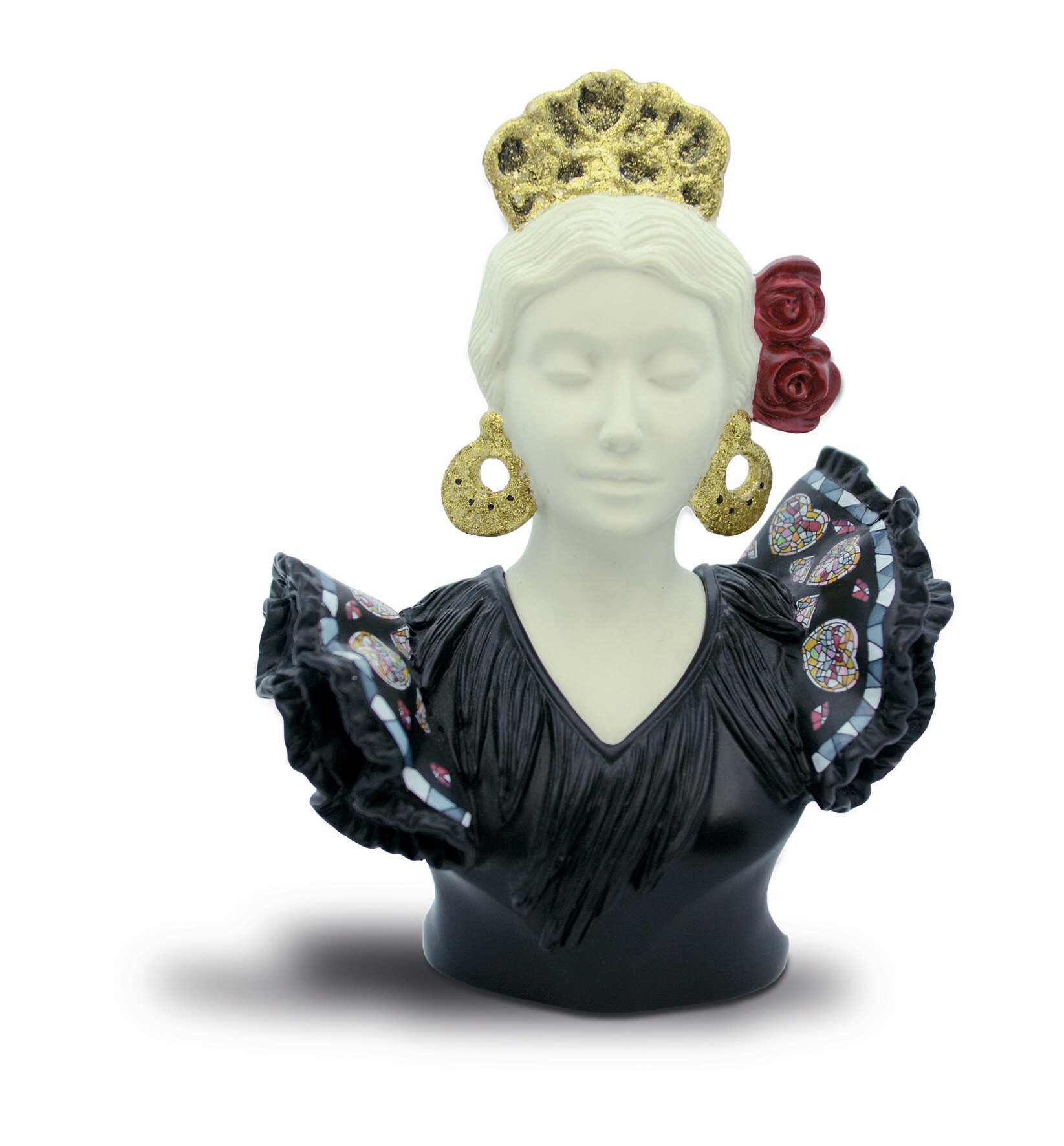 Nadal Статуэтка 763227 Sevillian Black Bust Tile (Бюст Севильяны черный)