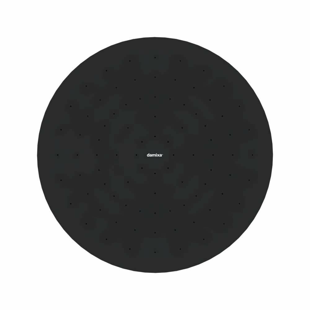 Верхний душ Damixa "Jupiter" 977050300, пластик, круглый, черный