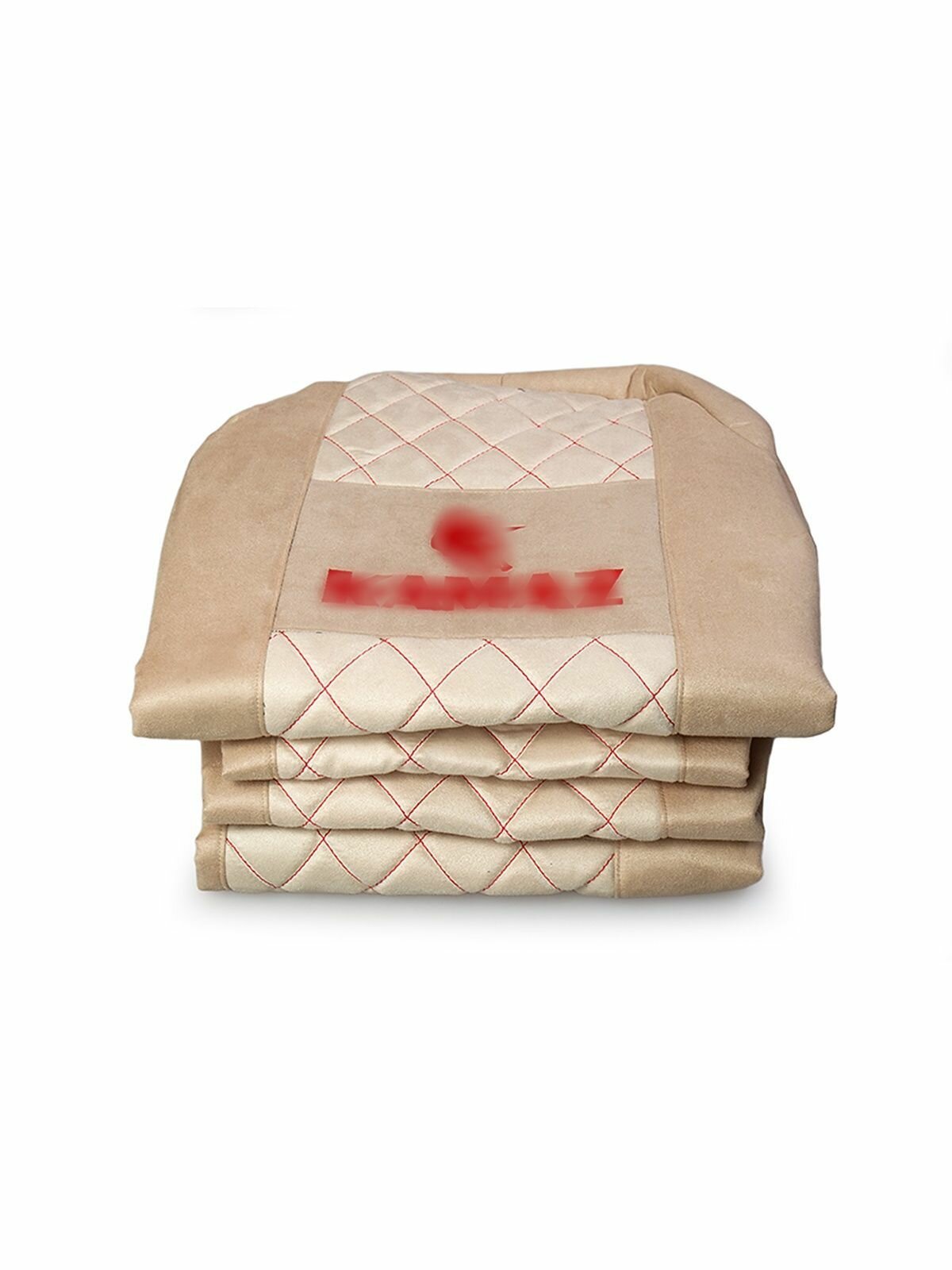 Чехлы на сиденья стеганый (Alicante), для КамаЗа AXOR 5490 2016> (2 Ремня 2 Выс. Сид) (18715)