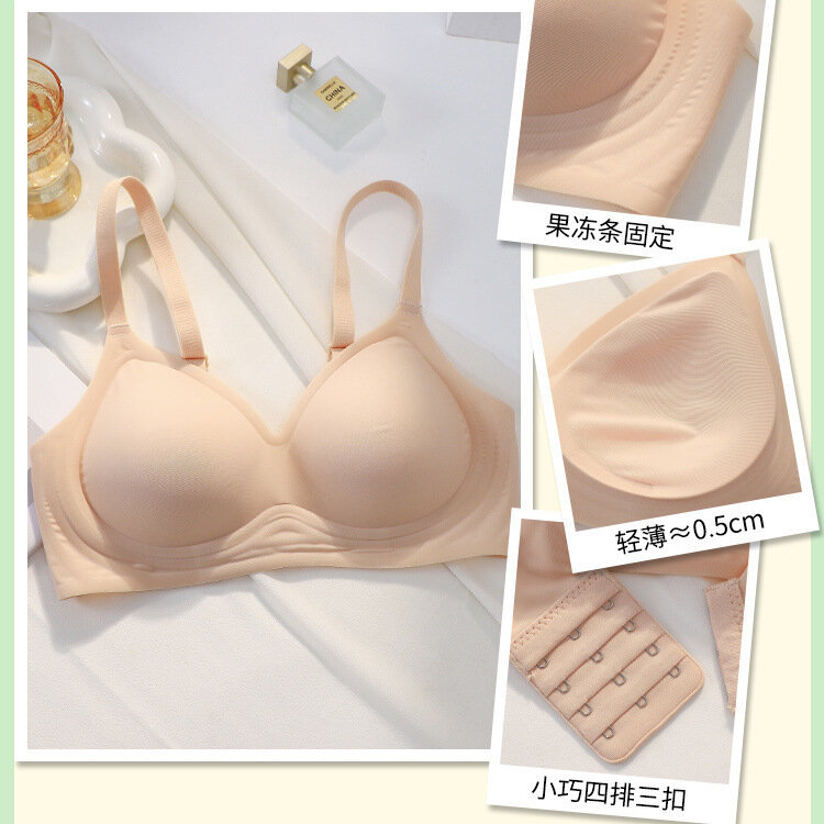 Женский бюстгальтер для маленького размера, пуш-ап, тонкий, с внешним расширением, без проводов, удобный, бесшовный, без бретелек