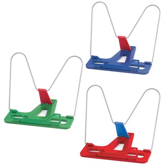 Подставка для книг и учебников Пифагор эконом, пластик / металл, ассорти, в пакете, 236658