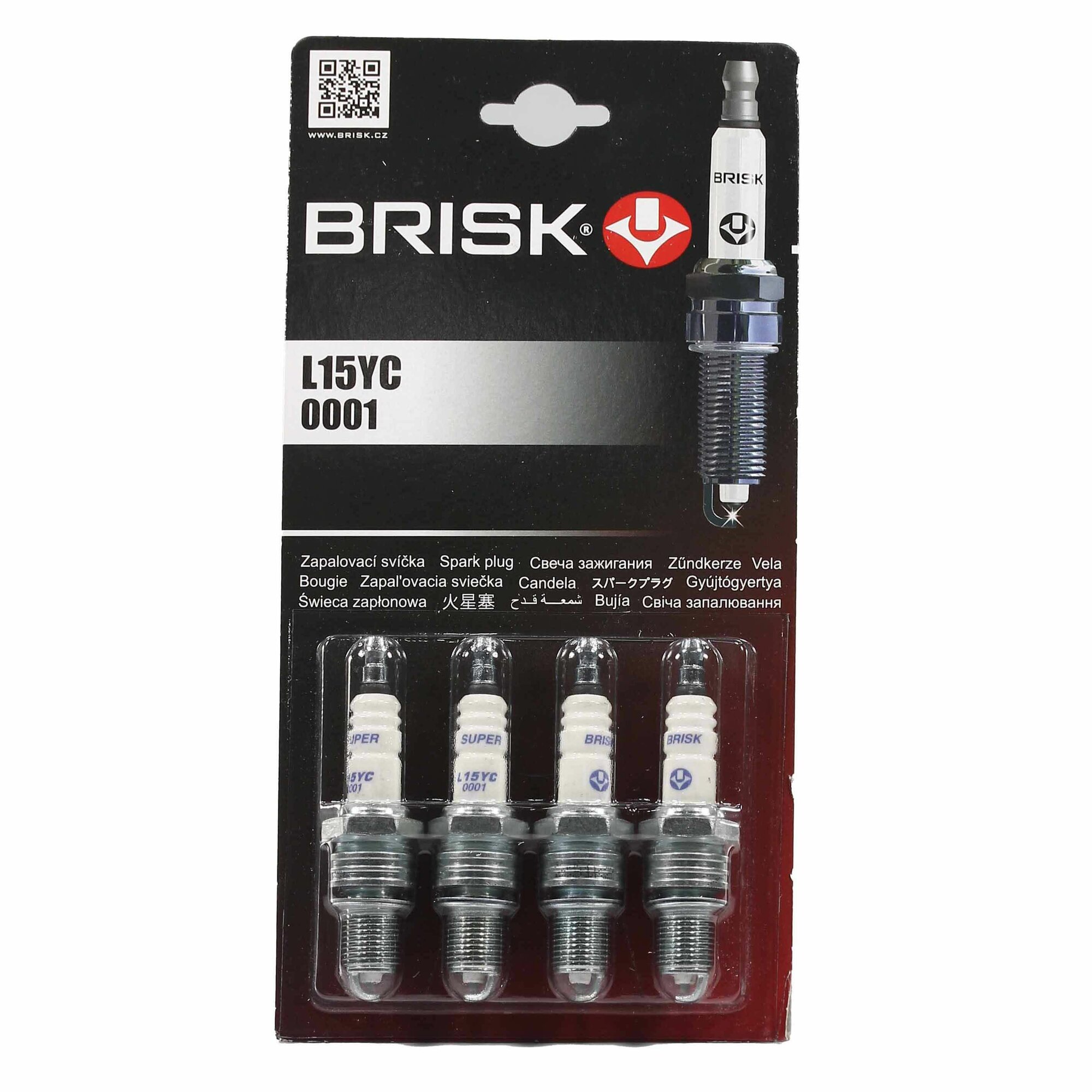 Свечи зажигания ВАЗ-2101-21213 (карбюратор), к-т 4 шт, Brisk