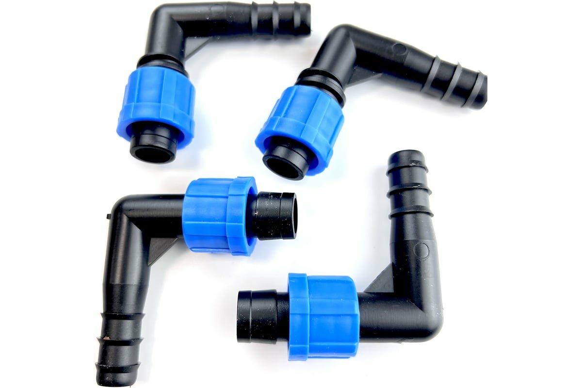 Профитт переходной угол 16 мм с трубки на капельную ленту 16 мм, 4 шт, 1892495