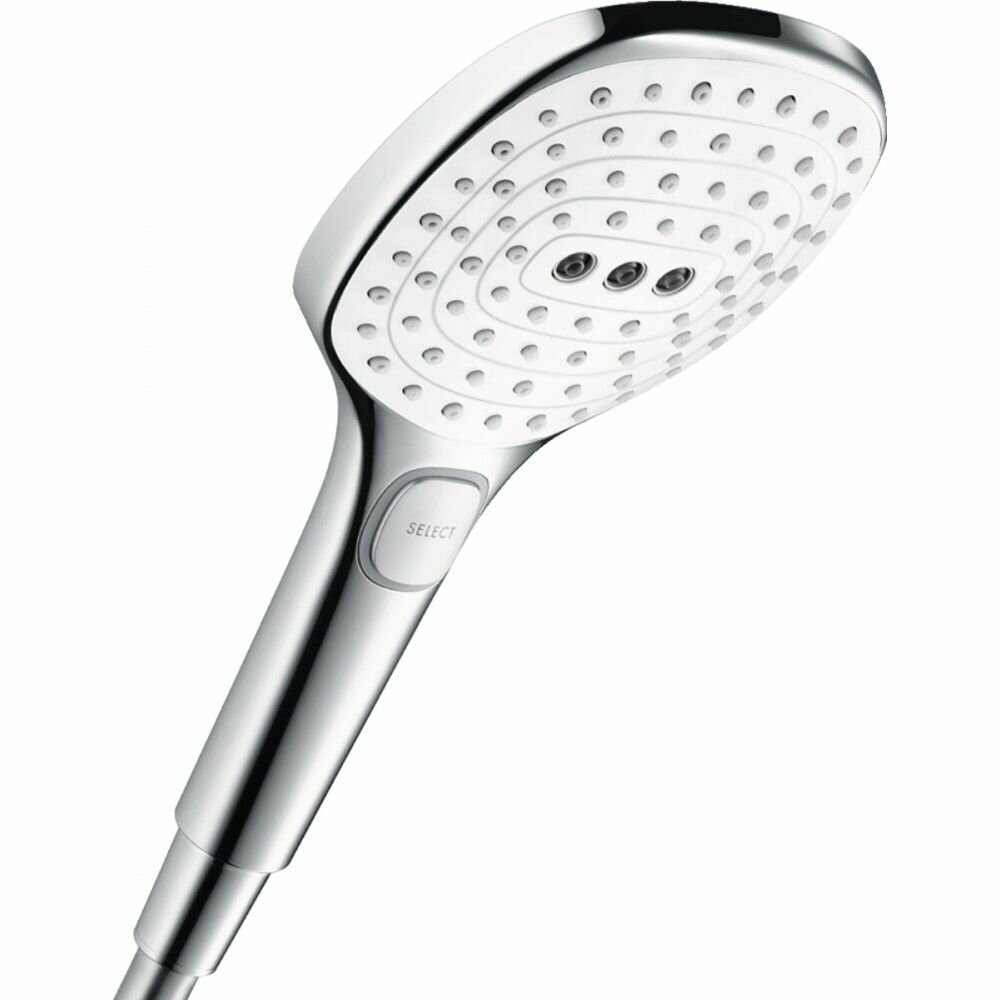 Лейка для душа hansgrohe 26521400, антиизвестковое покрытие, 3 режима, прямоугольная