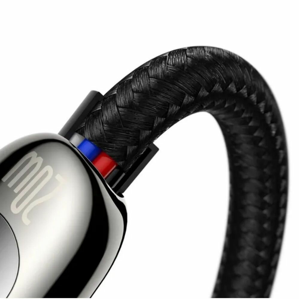 Кабель Baseus Display Fast Charging Data Cable Type-C to Lightning 20W 2m — фото 1