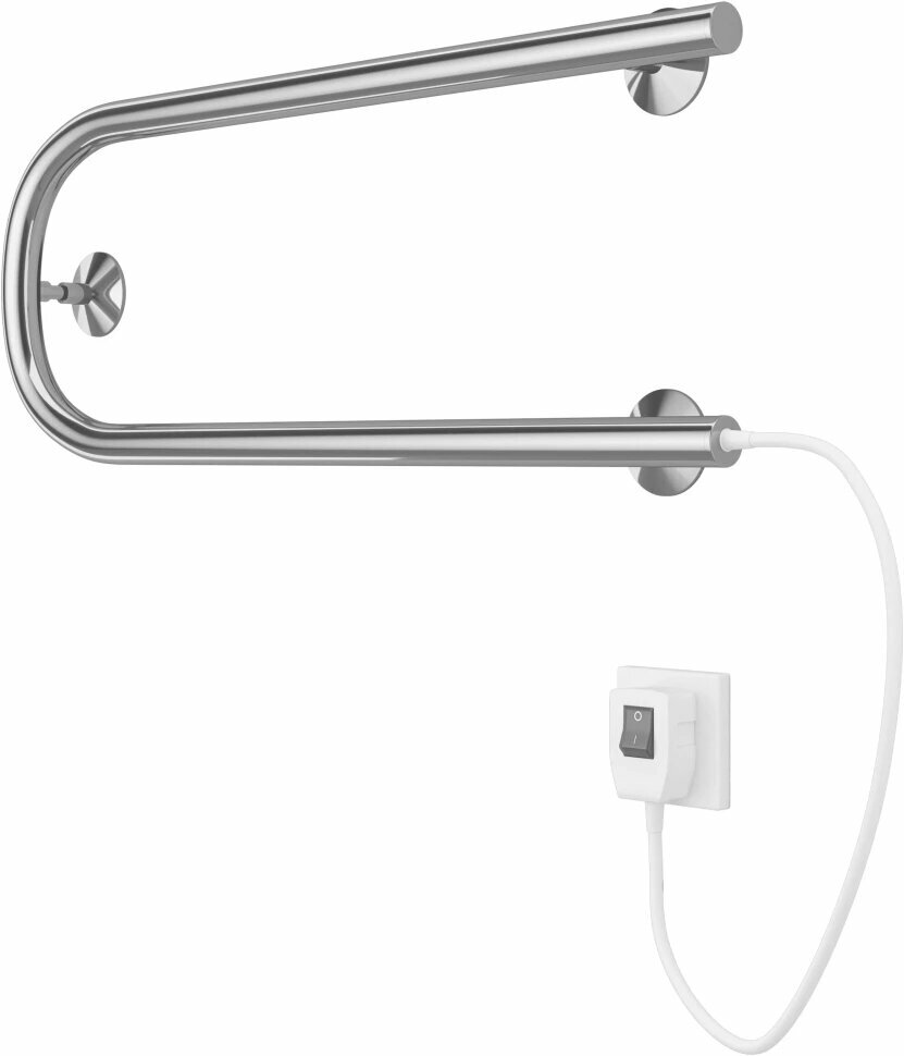 Полотенцесушитель электрический Terminus П-образный 4620768883941 225x600, хром