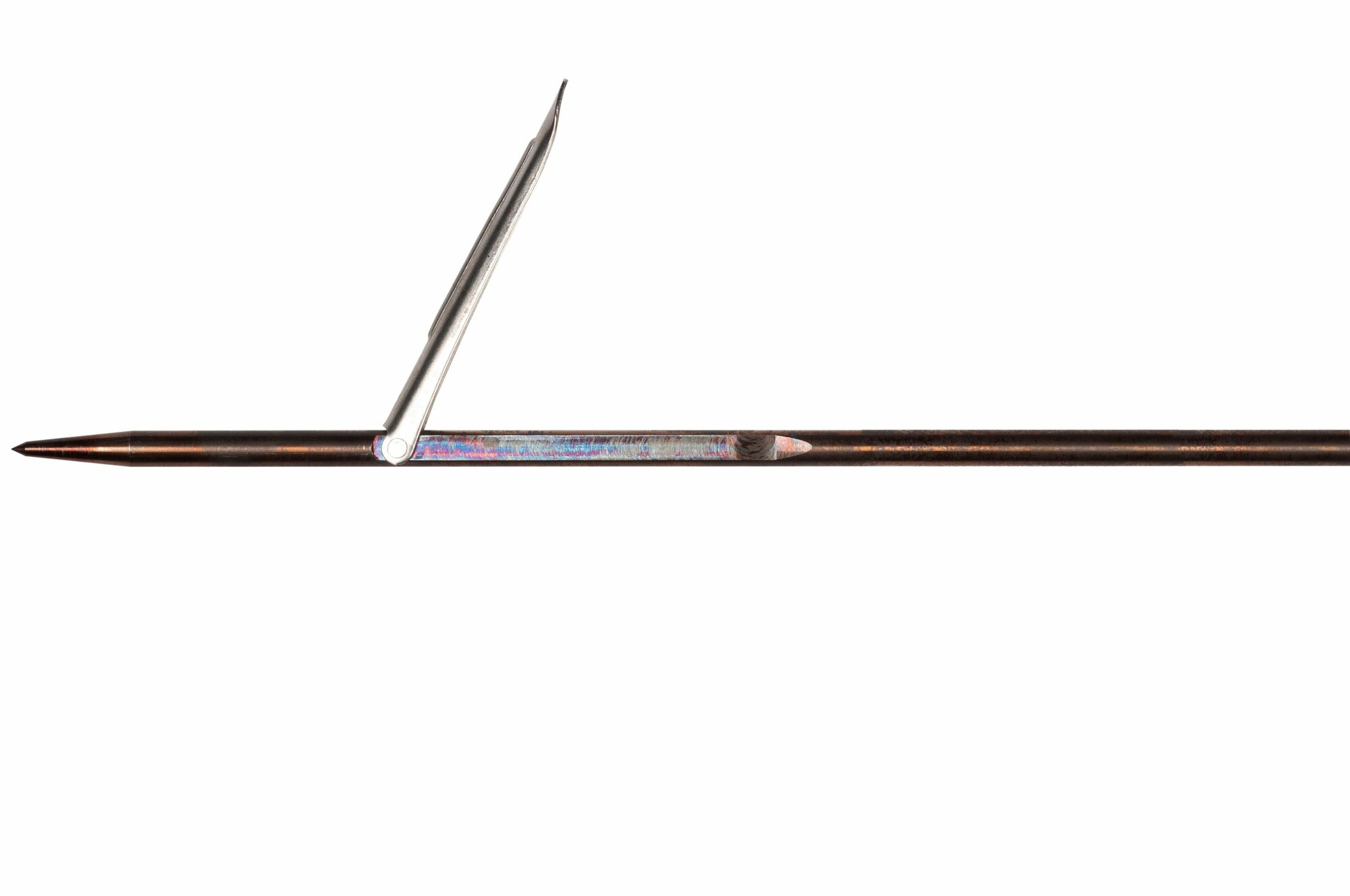 Гарпун для арбалета Salvimar Tahitian Shaft из нержавеющей стали 17-4PH 115 см, диаметр 6,25 мм, один флажок, зацеп прорезь