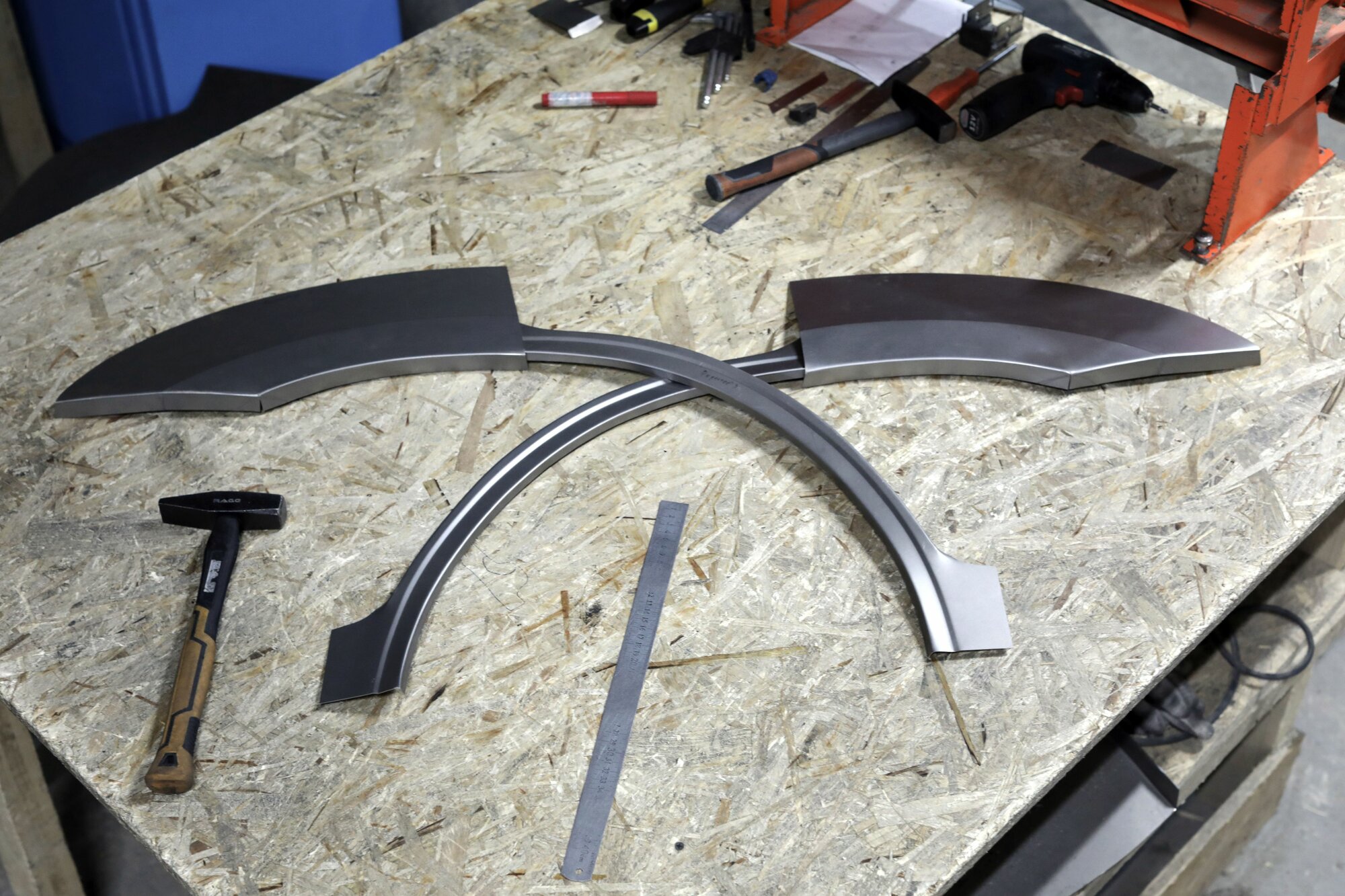 Арки ремонтные задние комплект для Subaru Forester (S12) SH 3 поколение 2008-2013 (субару форестер 3), тип кузова - кроссовер , оцинкованная цинк сталь 1 мм