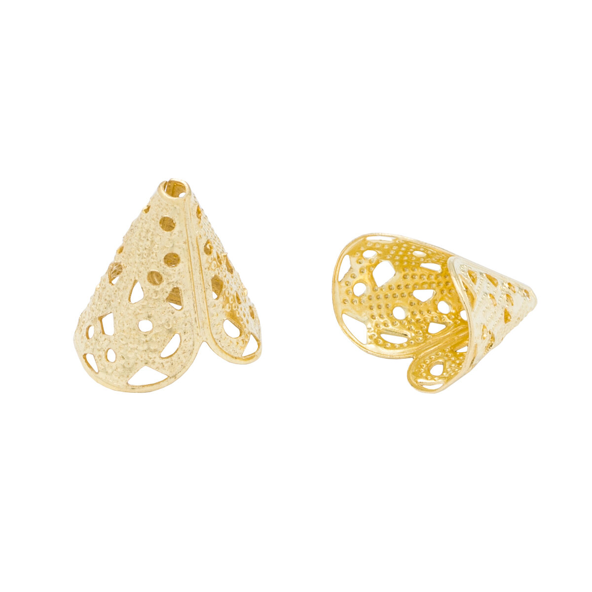 Шапочки для бусин 4AR212, 18мм, 30шт/упак, Astra&Craft (Золото)