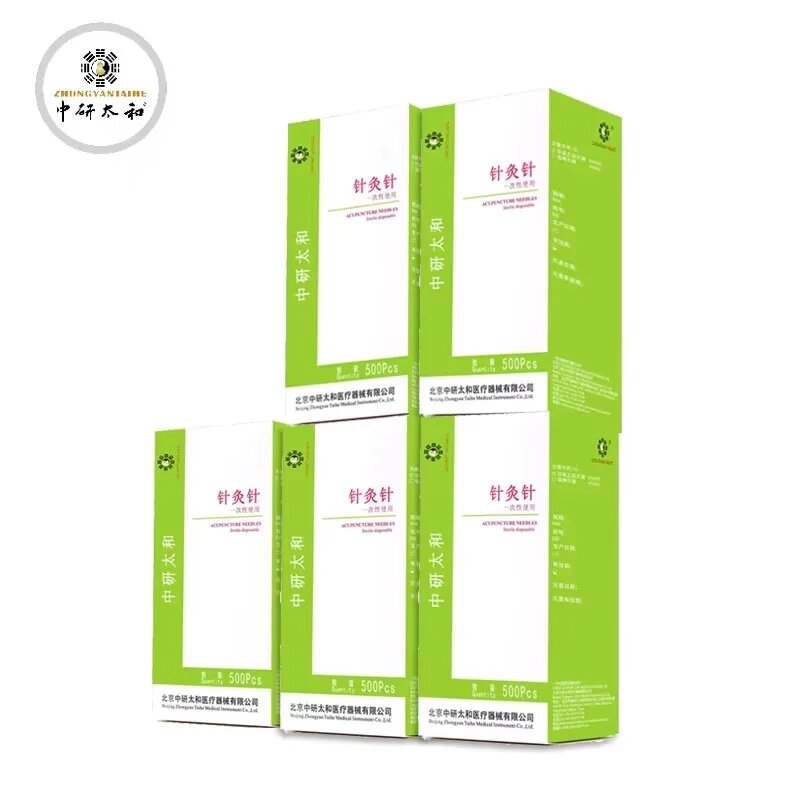Одноразовые иглы для акупунктуры ZHONGYAN 0.30x40mm, 5 Boxes