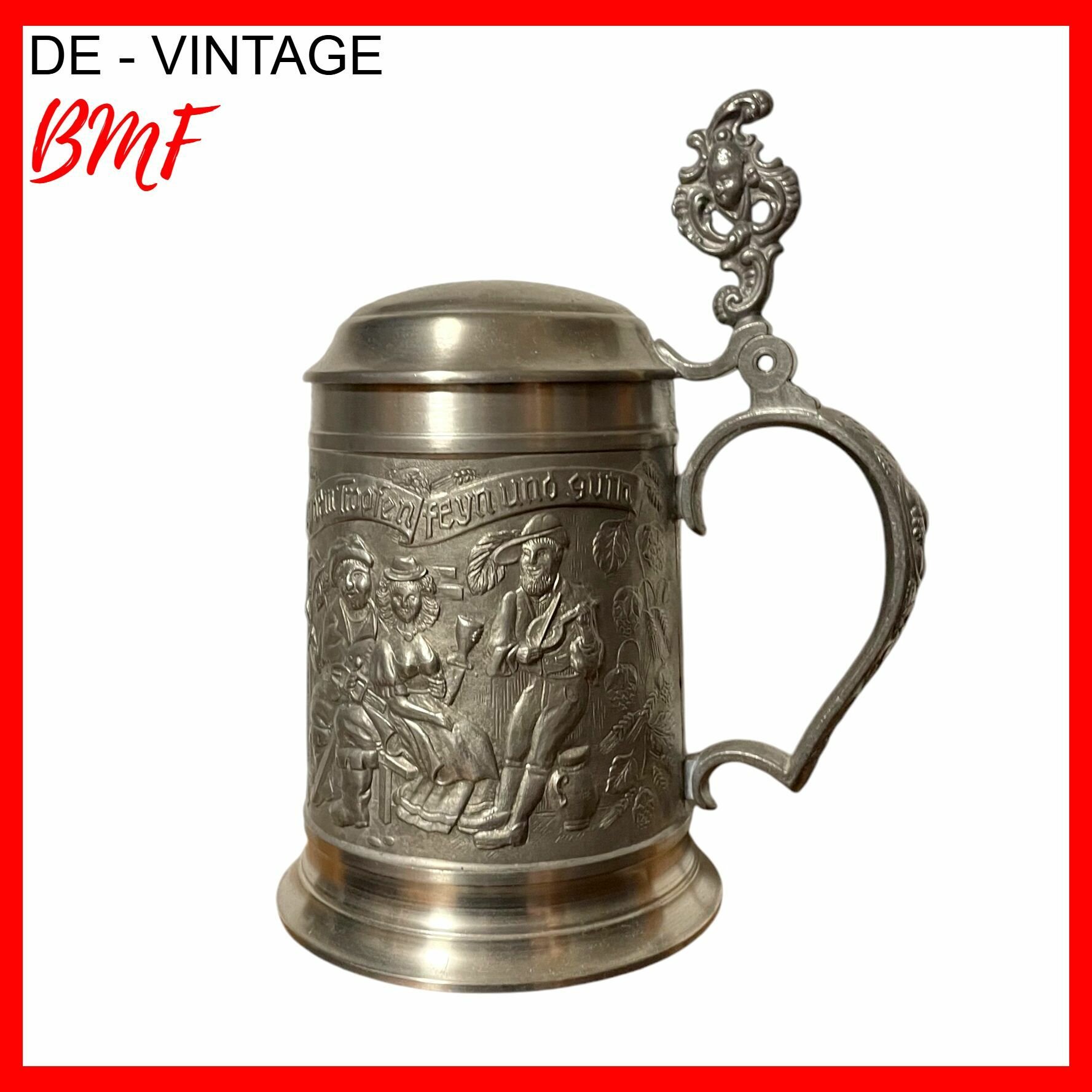 Кружка пивная, оловянная Таверна, BMF. Германия