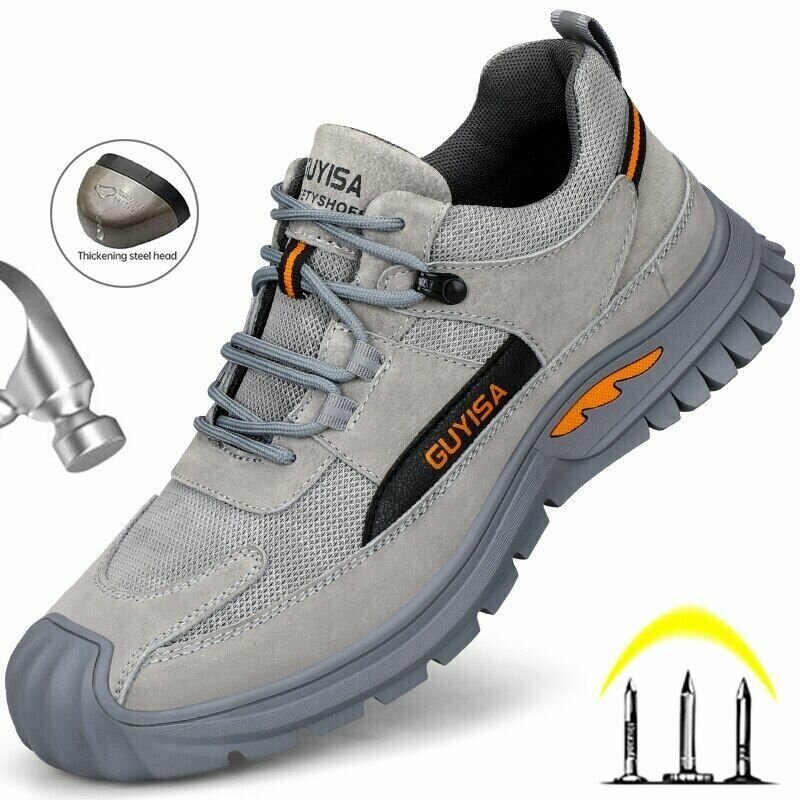 Защитная обувь с защитой от проколов Мужская рабочие ботинки