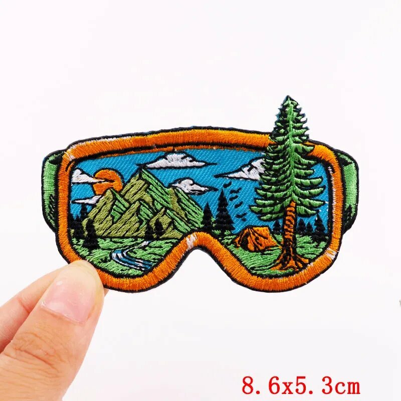 Нашивки с аппликацией горы Prajna PE5904CT