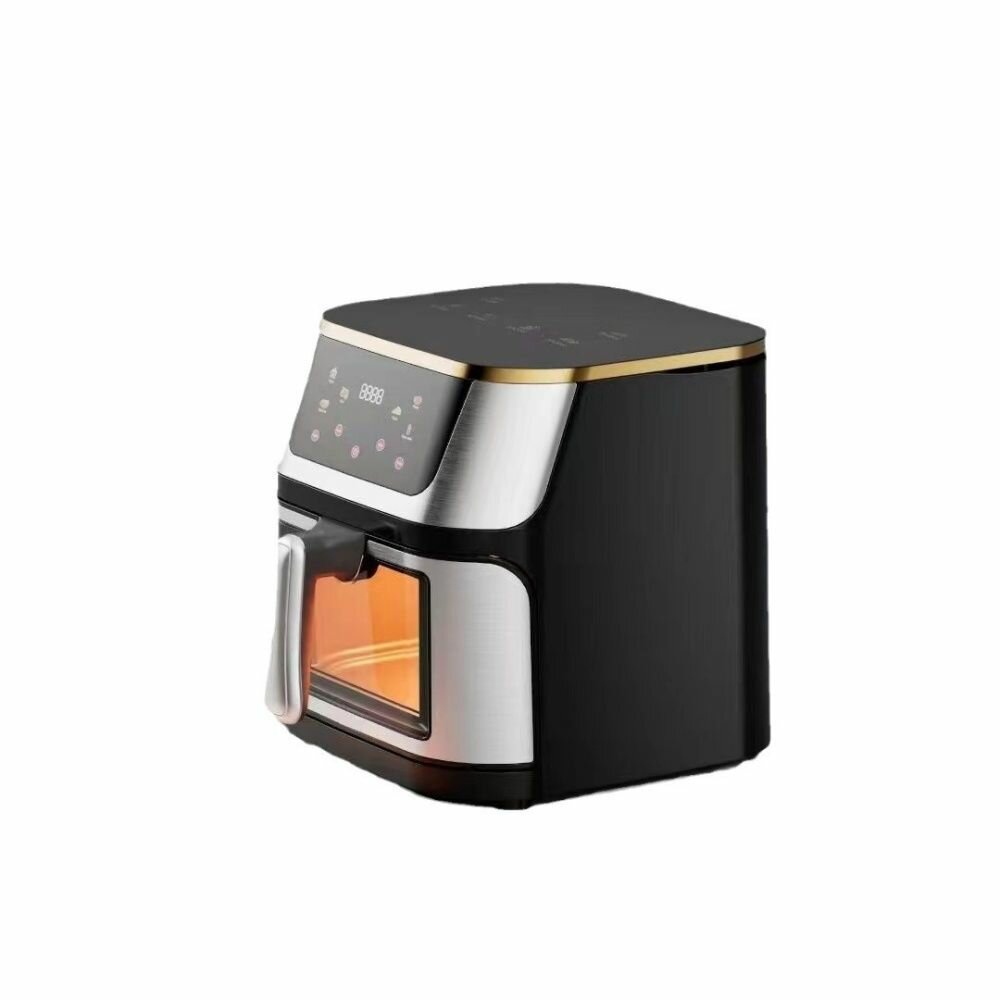 Воздушная фритюрница объемом 10 л, визуальная воздушная фритюрница из нержавеющей стали