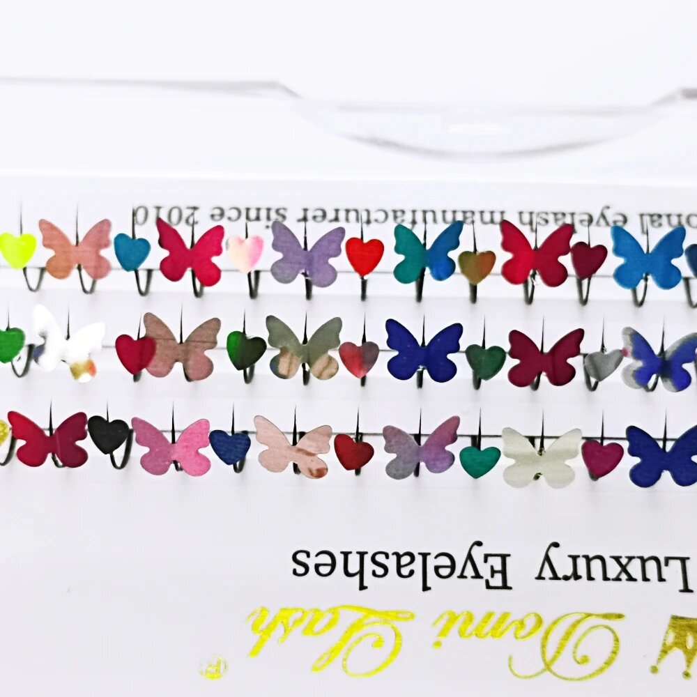 Дomi Lash индивидуальные накладные ресницы с блестками