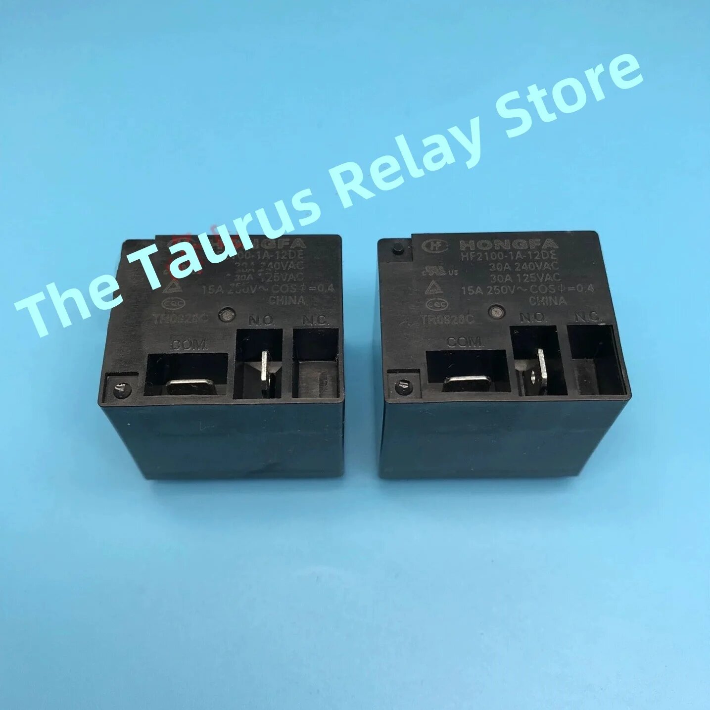 Реле Hongfa HF2100-1A-12DE 12 В постоянного тока, комплект нормально разомкнутых 4-контактных 30 А240 В переменного тока T91, 1 шт.
