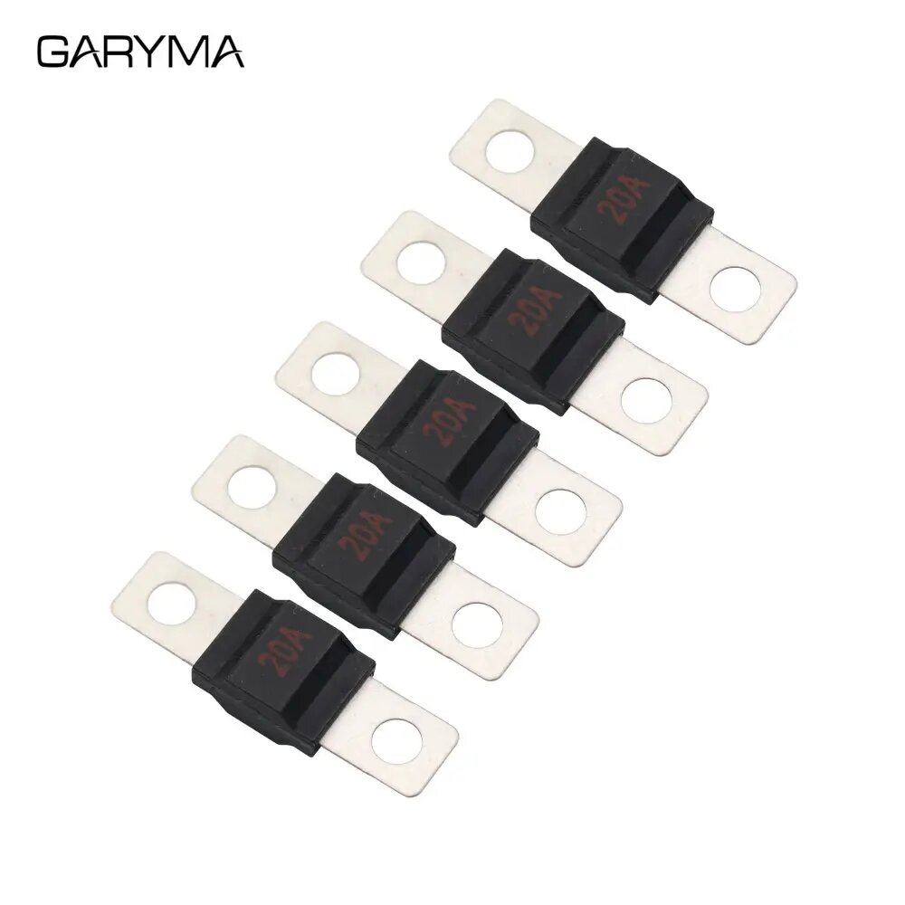 5 шт. черные винтовые вставки предохранителей GARYMA ANS 70A