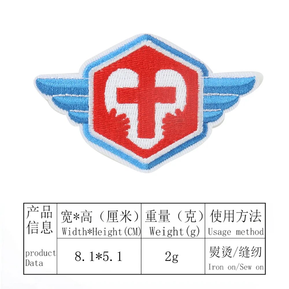 Нарукавные нашивки с красным крестом