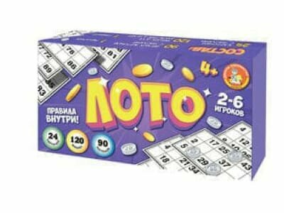 Лото (пластик, в коробке, от 3 лет) 05331, (ООО "Десятое королевство")