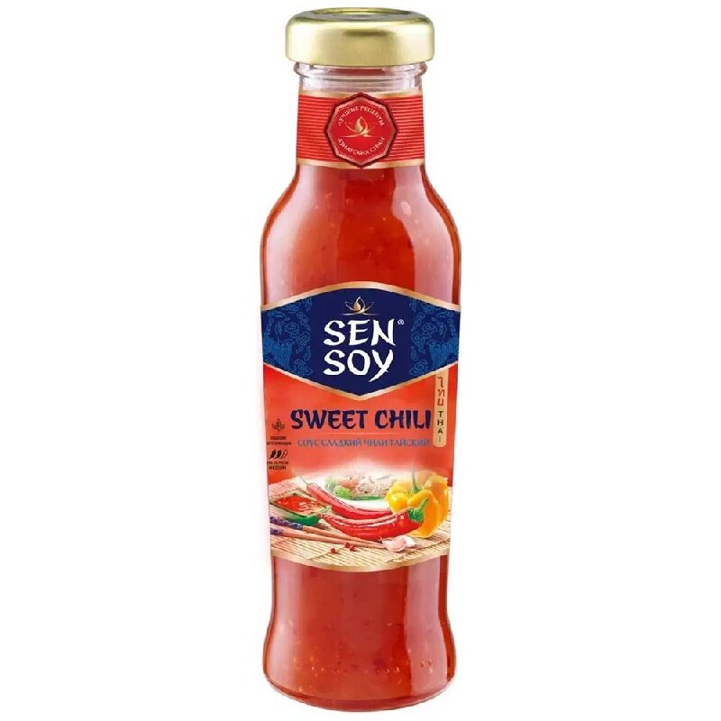 Соус SENSOY Премиум Чили Сладкий SWEET CHILI /стекло/ 320г