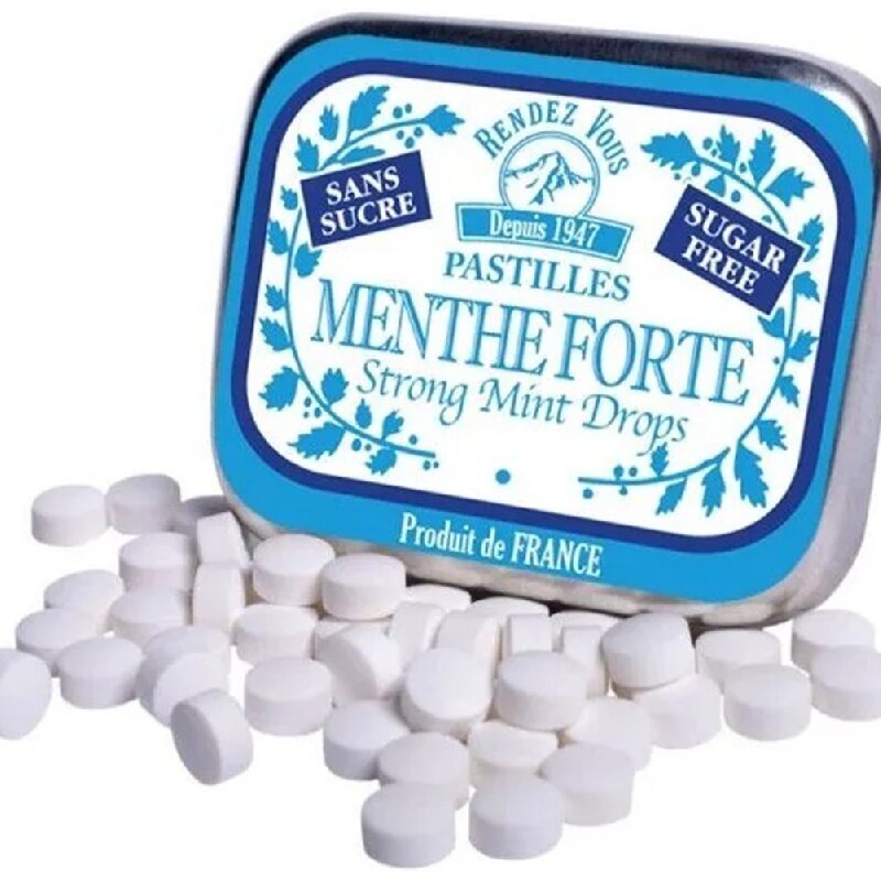 Леденцы RENDEZ VOUS без сахара со вкусом двойной мяты /жесть/ 10г