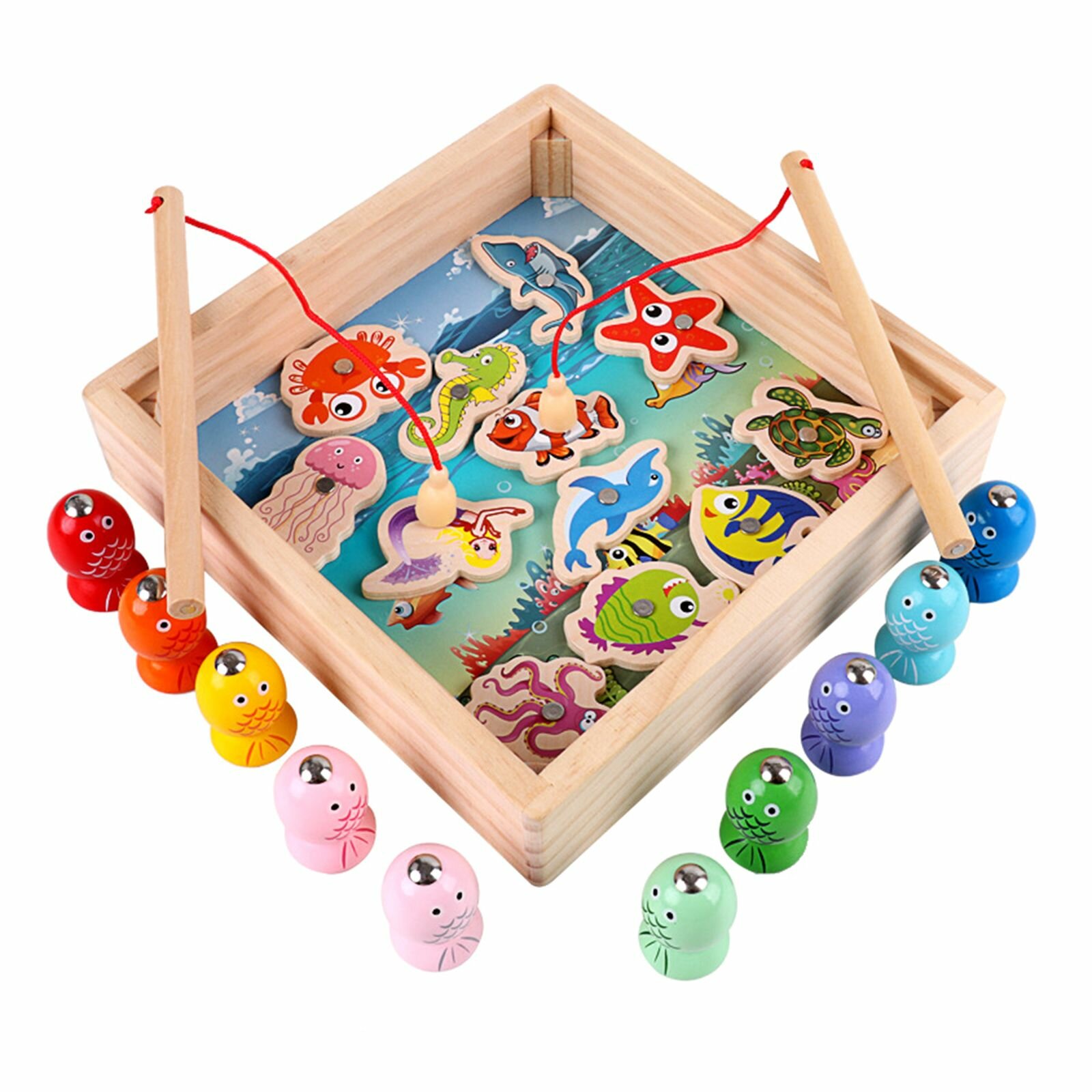 Деревянная магнитная игра "Рыбалка"