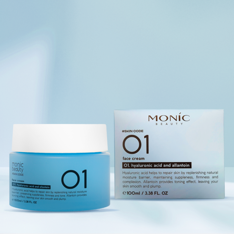Крем для лица Monic Beauty 01, с гиалуроновой кислотой, 100 мл