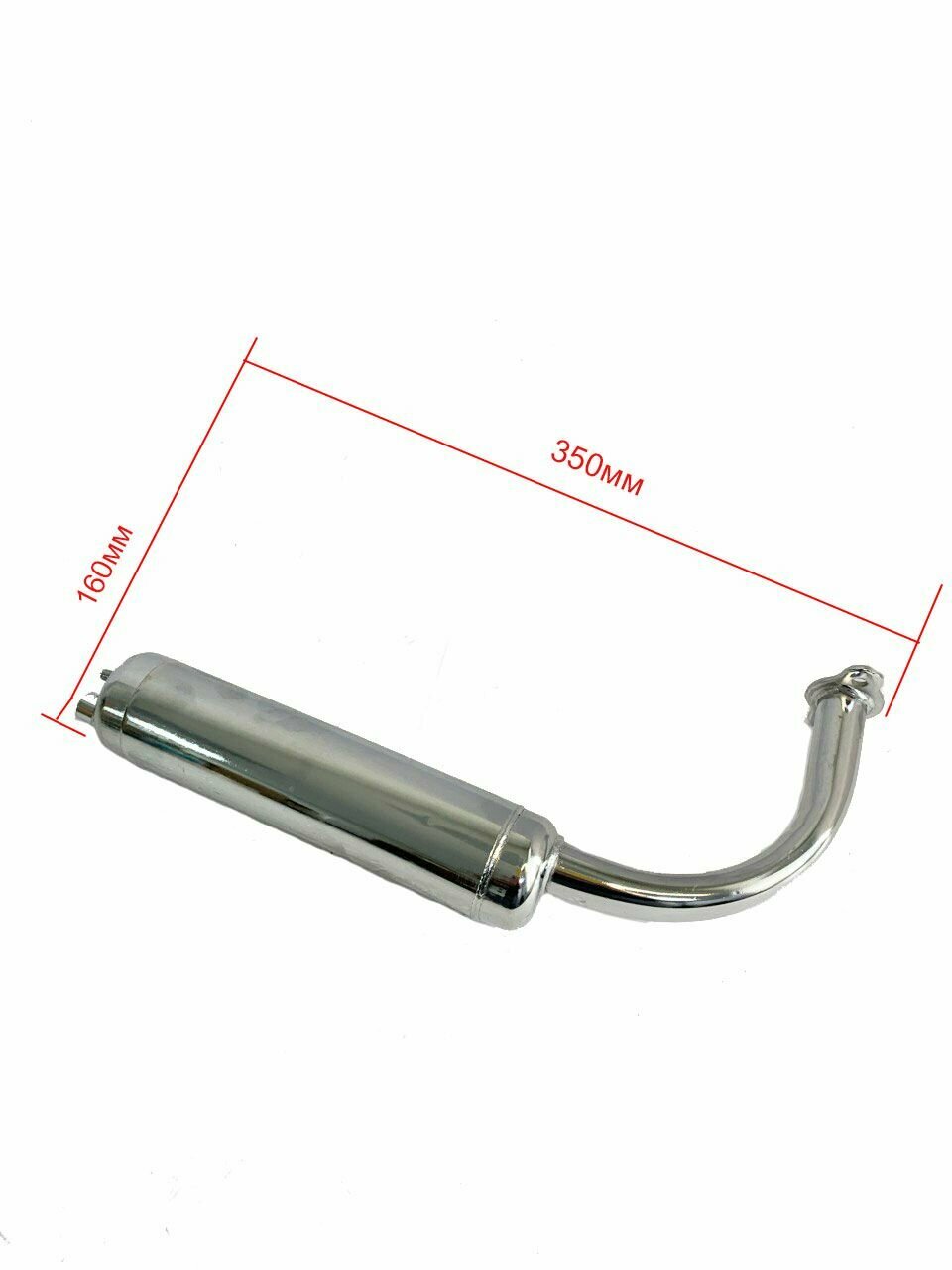 Глушитель веломотора Т100, F50, F80