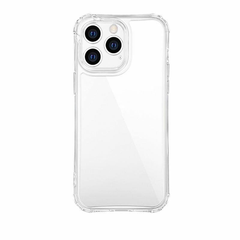 Бампер для смартфона, прозрачный противоударный чехол 14/14 Max/14 Pro/14 Pro Max, ультратонкий корпус