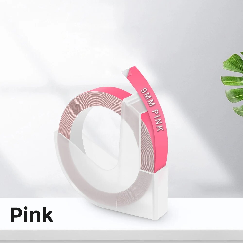 Лента для Dymo 9 мм, Pink
