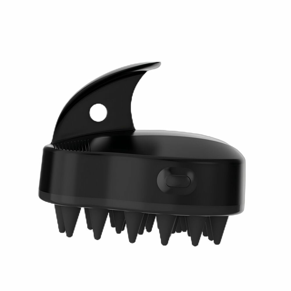 Электрическая массажная щетка для кошек и собак, расческа/депилятор/когтеточка, черная