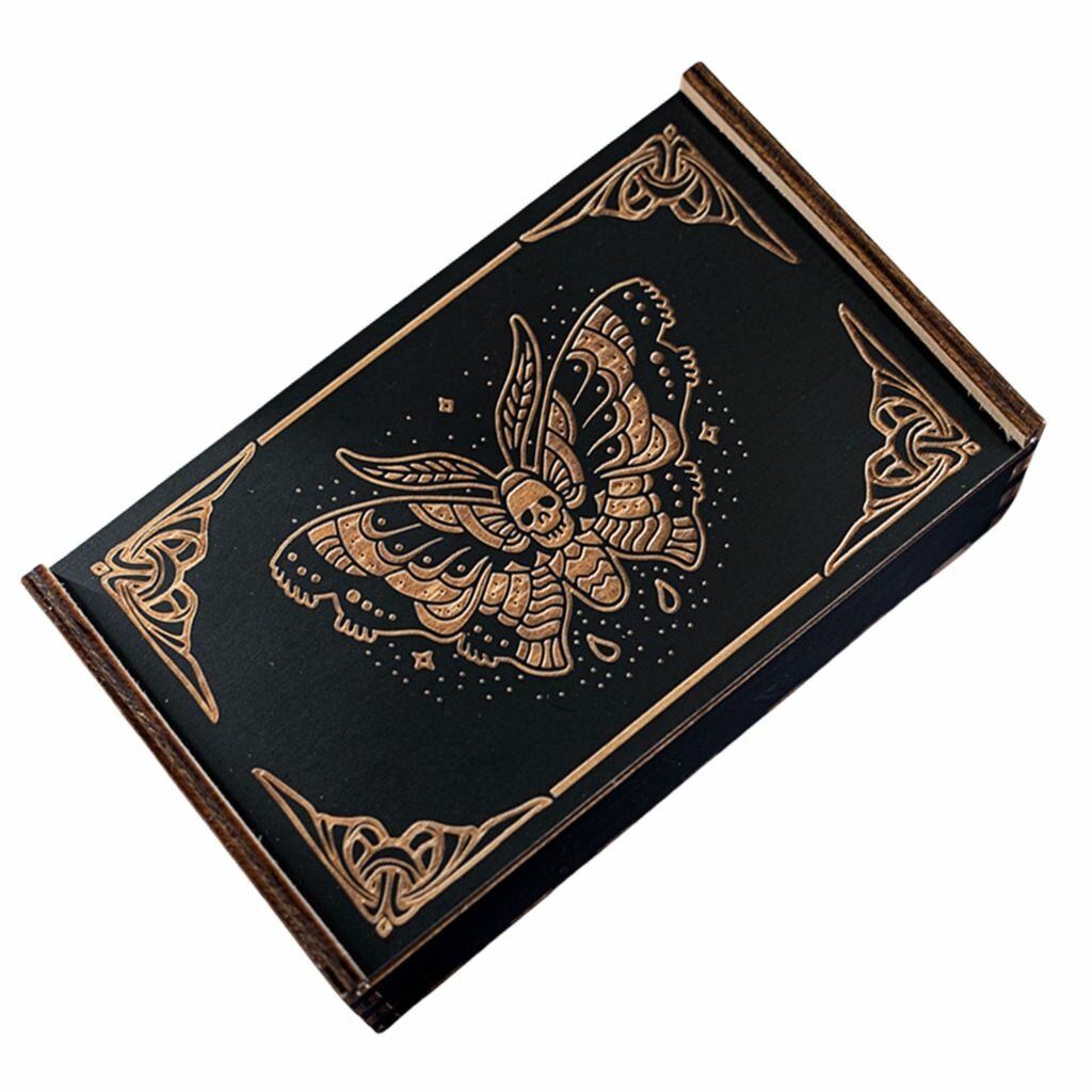 Деревянный футляр для карт Таро