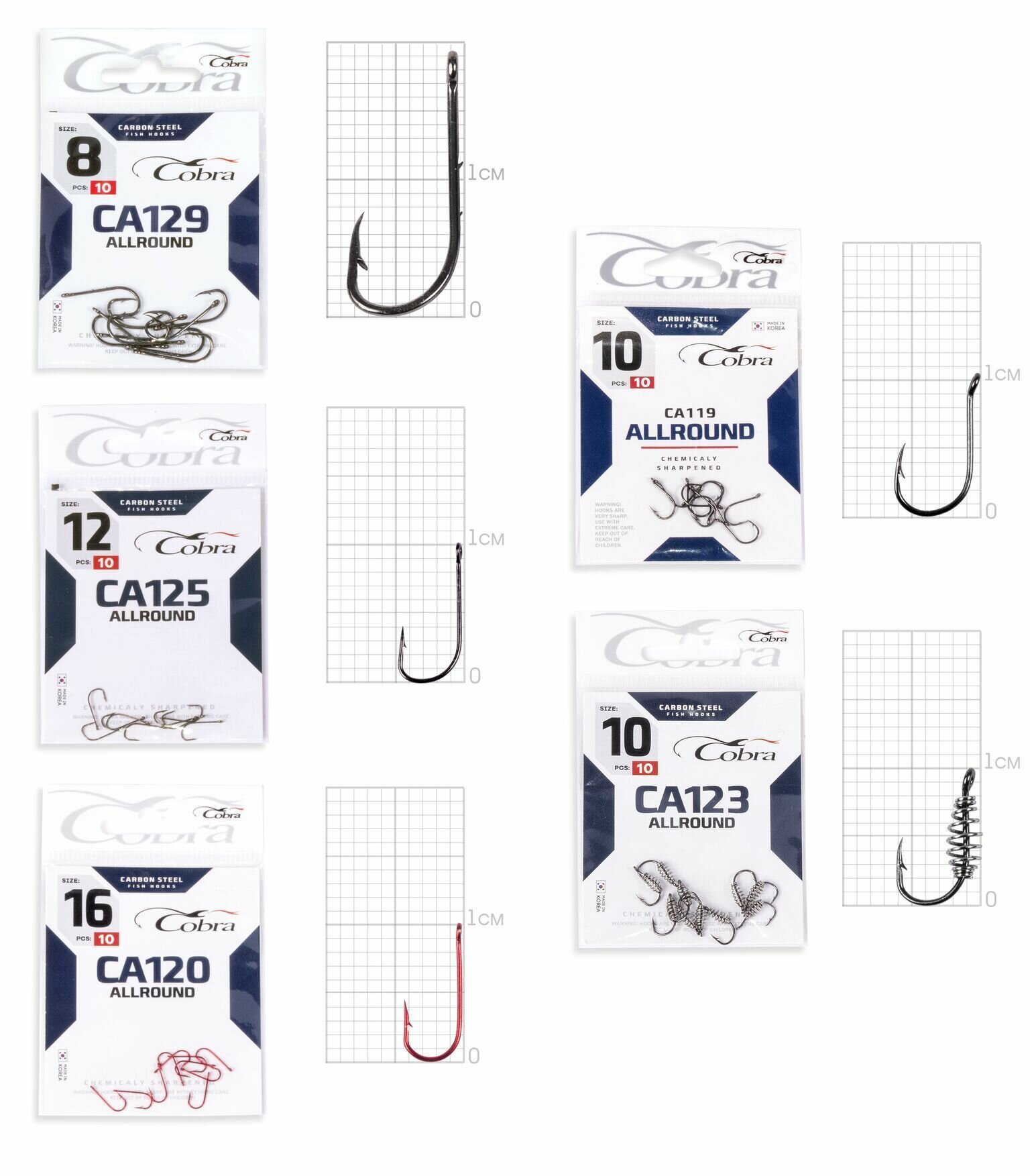 Крючки для рыбалки одноподдевные металлические набор на щуку и сома, набор крючков Cobra плотва 50шт, снасти карповые летние