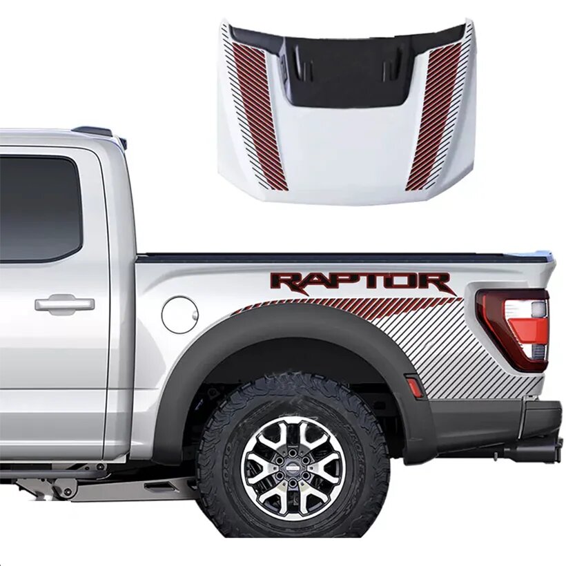 Предварительно отрезанные боковые прикроватные наклейки Стикеры со шпункой стикеры full set