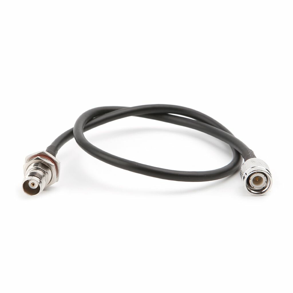 Крепление кабеля, Соединительный кабель TNC папа и мама RG58, длина 50 см.