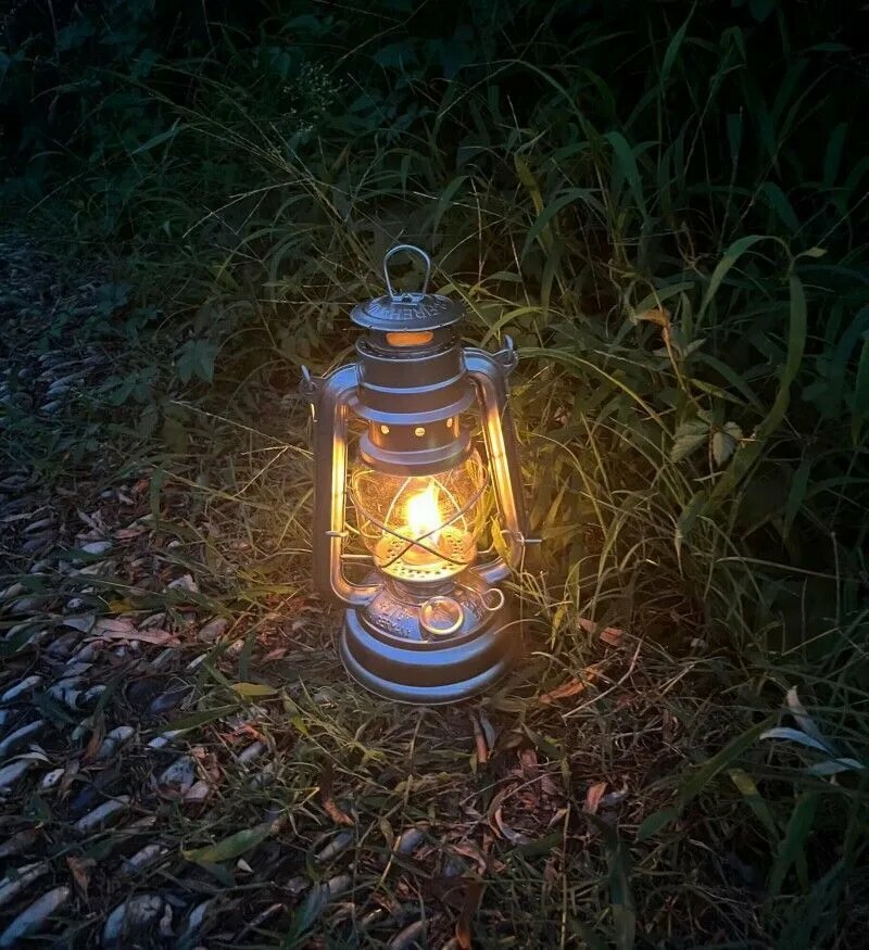 Керосиновая лампа Немецкие старые винтажные кемпинговые керосиновые лампы