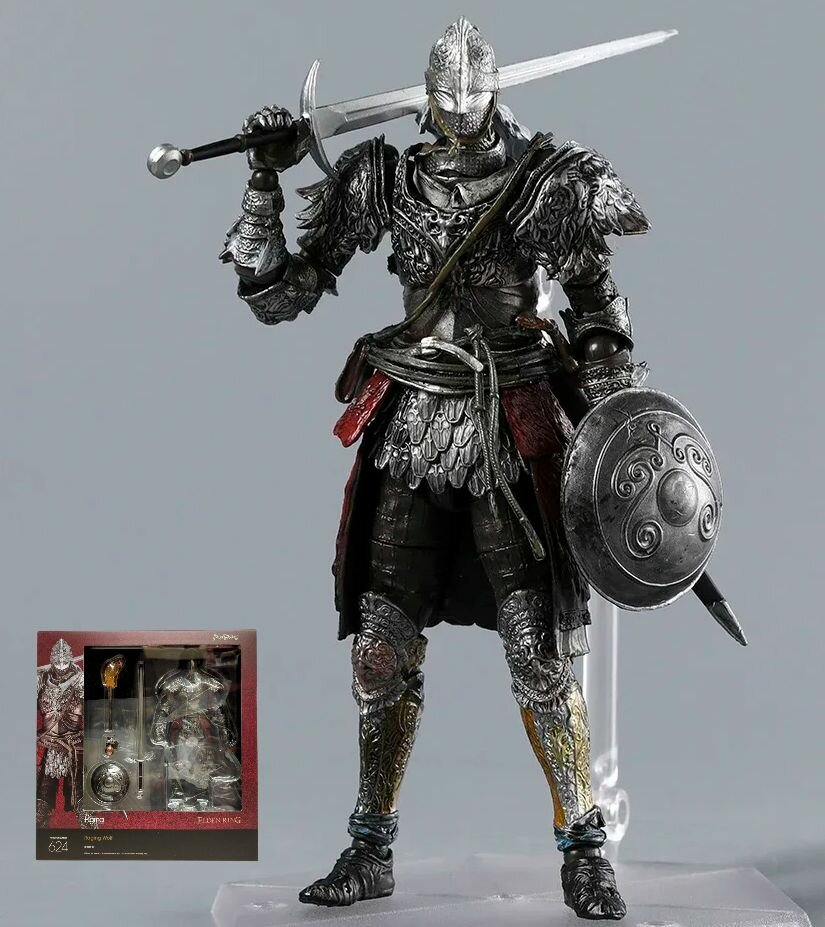 Фигурка Элден Ринг Варграм Свирепый волк / Elden Ring Vargram Raging Wolf figma 624 (18см)