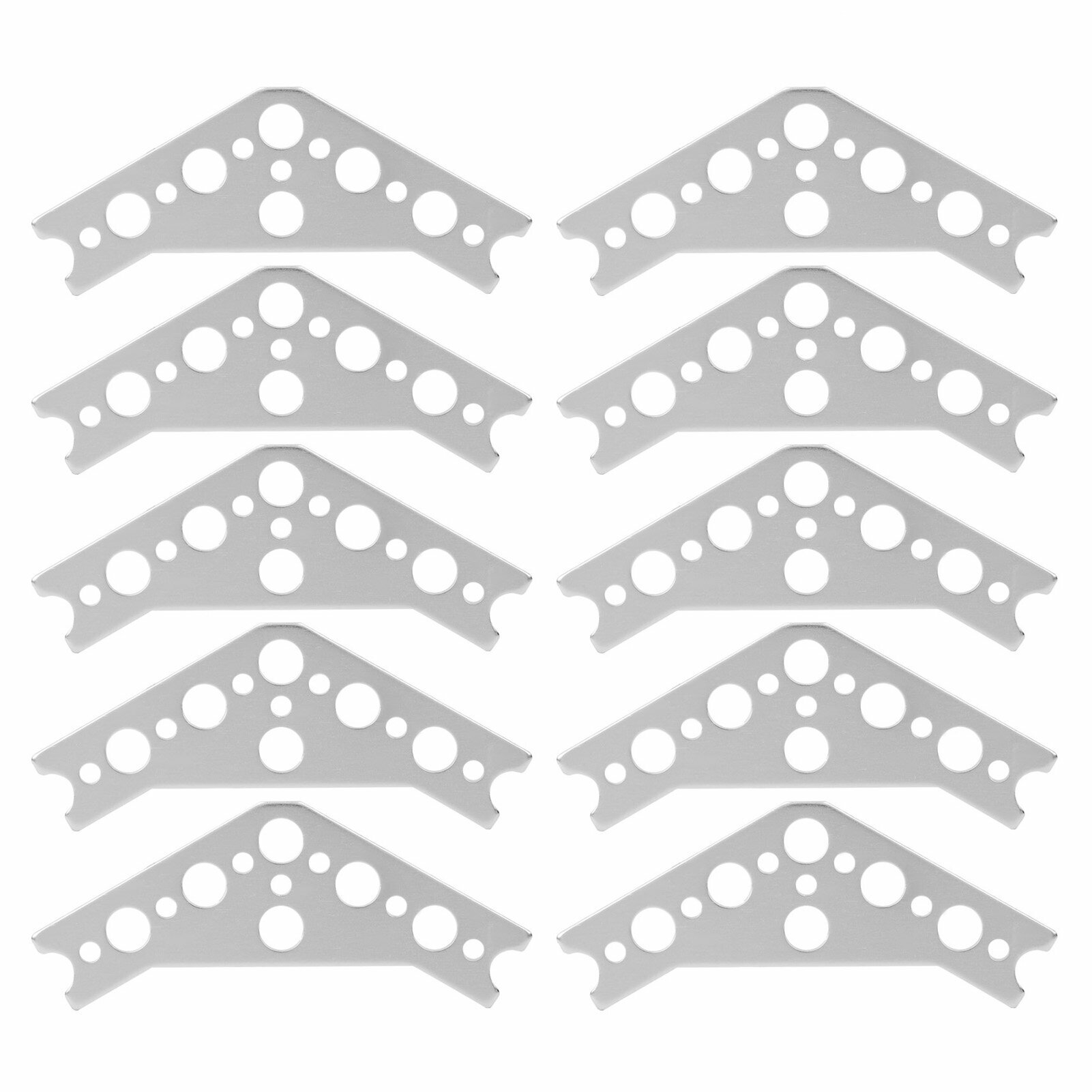 10 шт. 120-градусная алюминиевая накладка 7005 для робототехнических комплектов TETRIX PRIME, прочная соединительная накладка для повышенной стабильности и долговечности