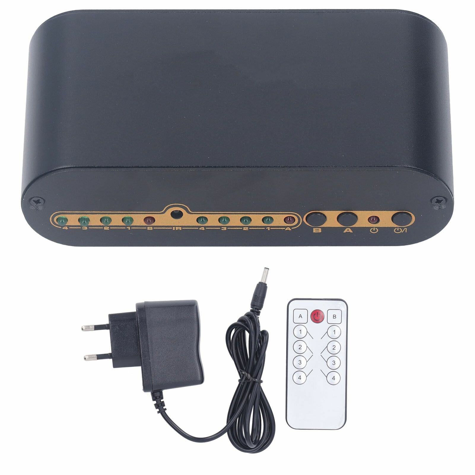 Цифровой оптический аудиоразветвитель 4x2 с ИК-пультом дистанционного управления, аудиоразветвитель SPDIF на 4 входа и 2 выхода