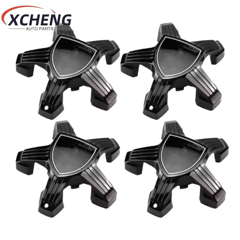 98366785 XK YL 022040 XK 1/4 шт. серебристая/черная крышка центра колеса автомобиля, крышка ступицы, щиток с когтями льва для Peugeot 308 408 508 3008 4008 5008 4pcs Black