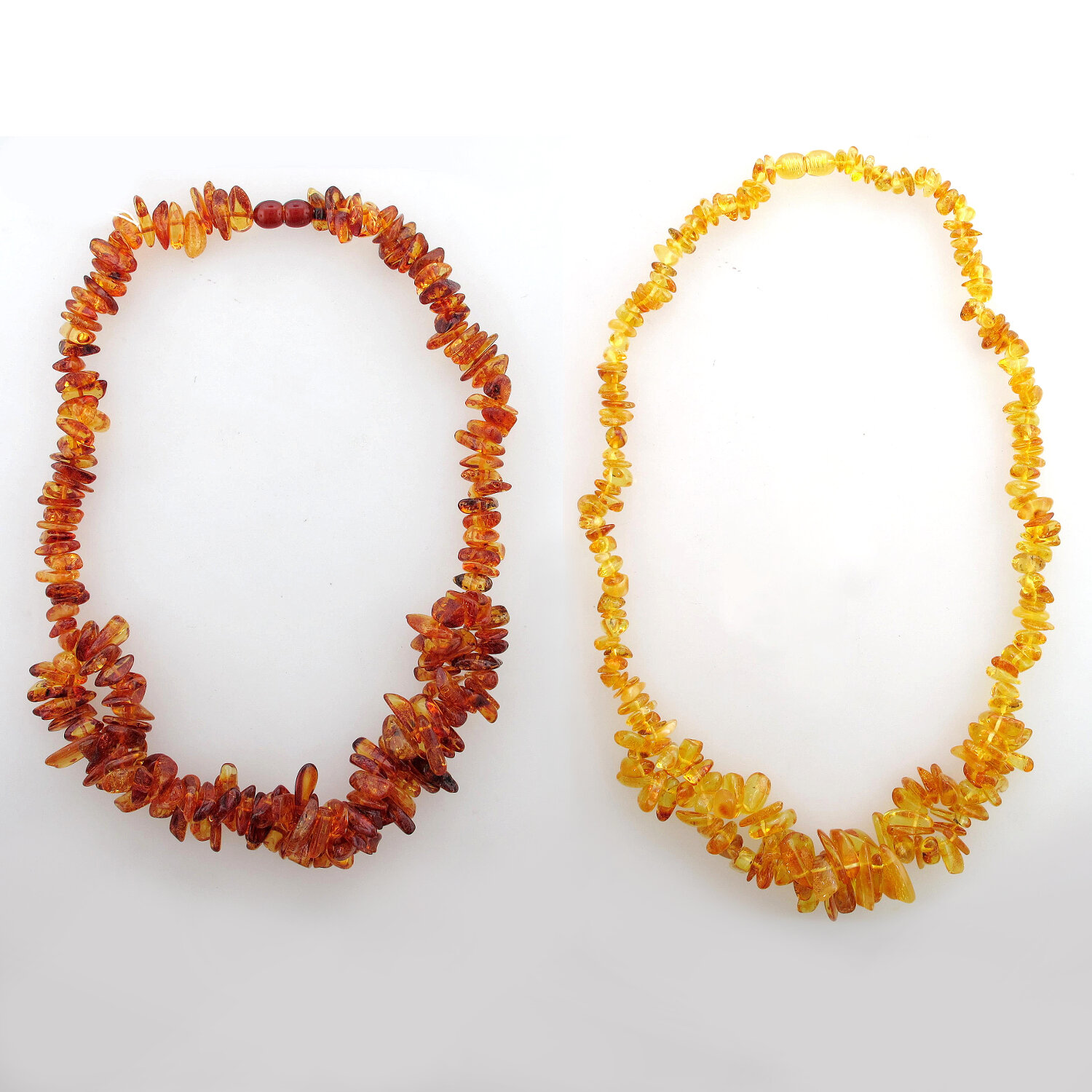 Колье, янтарь