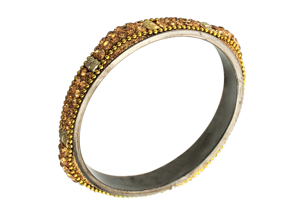 Браслет, хрусталь, стекло