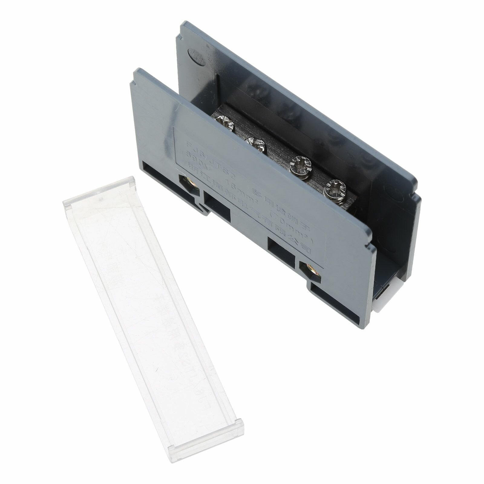 Клеммный блок с распределительной коробкой и креплением на рейку