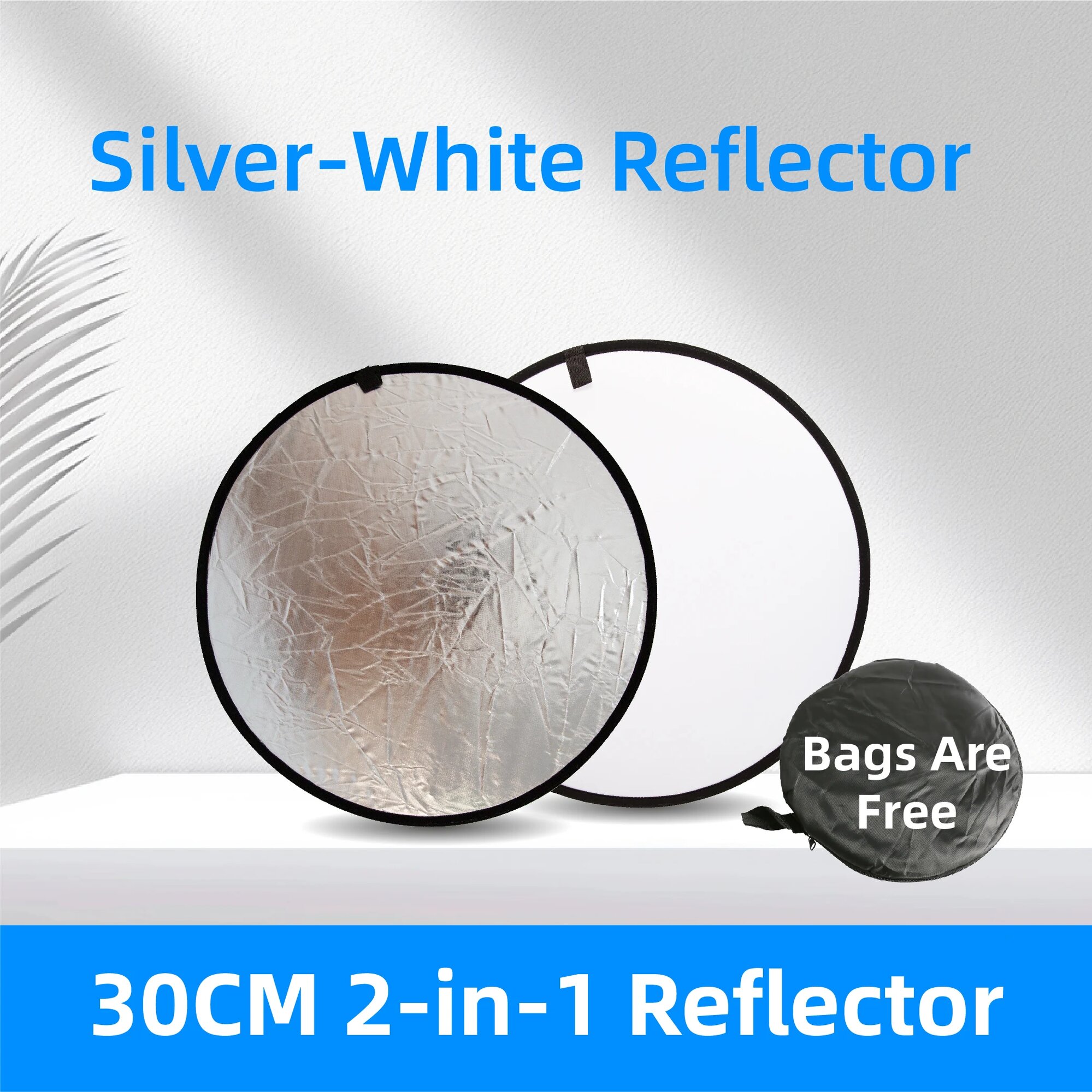 Отражатель 30см 2-в-1 Silver White