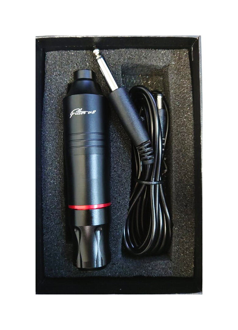 Тату машинка EZ Filter V2 Black с клип кордом