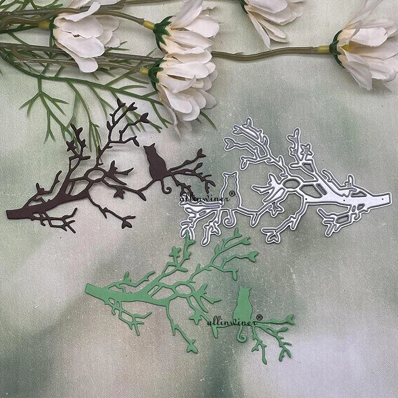 Металлическая пресс-форма для скрапбукинга "Кот"