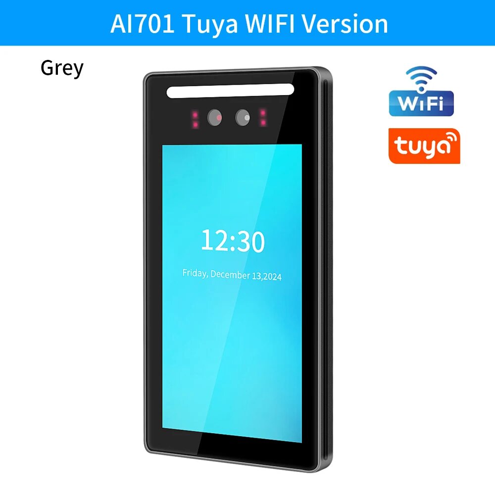 AI701 Tuya WiFi контроль доступа серый