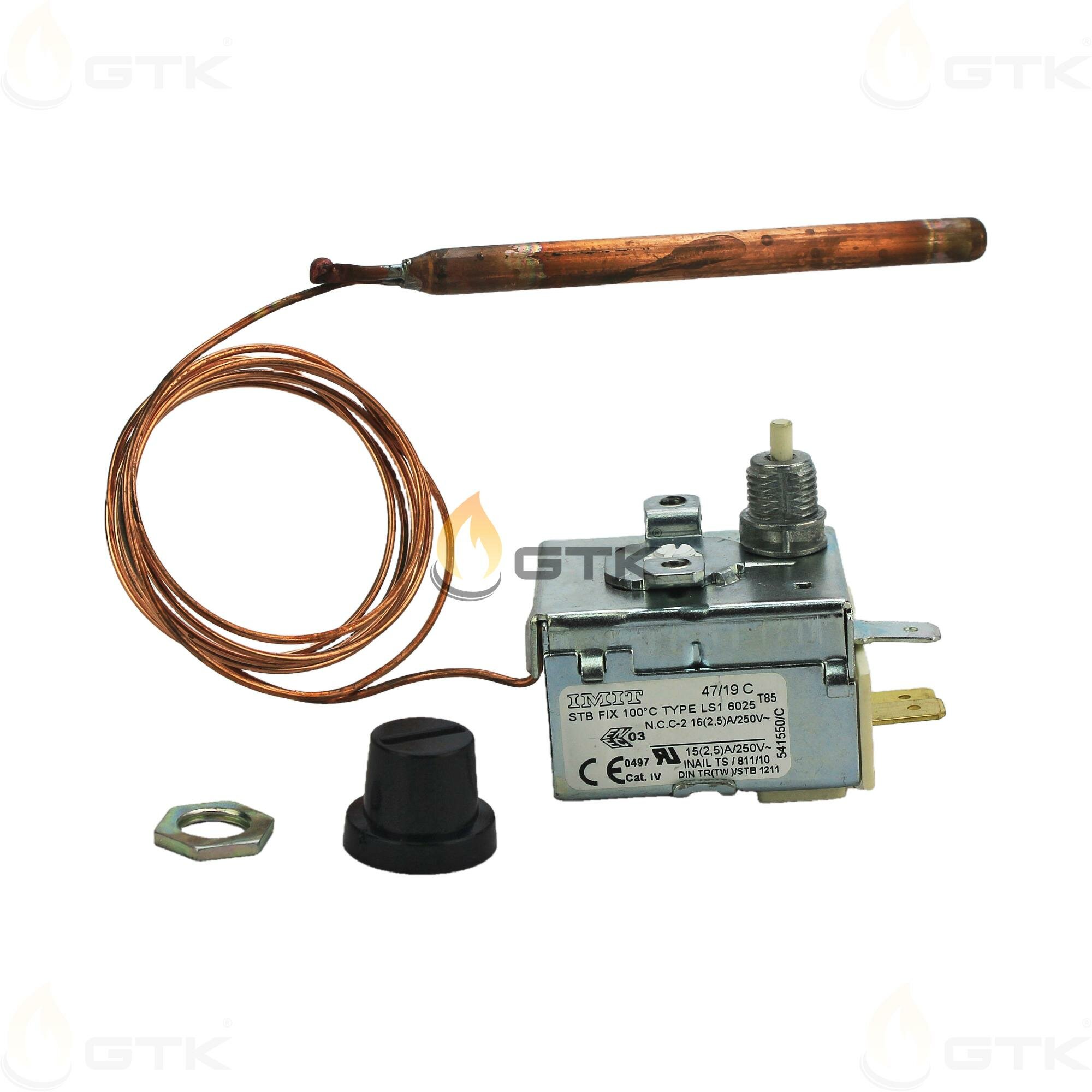 Термостат предохранительный Elco LS1 6025 100C 1000 мм, 65013725