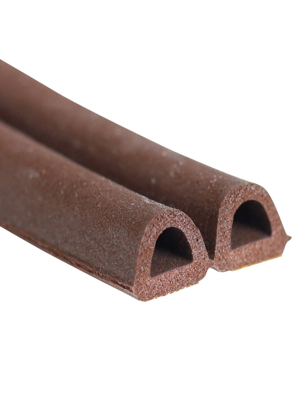 Уплотнитель D, самоклеящаяся основа, 9х7.5 мм, 12 м, коричневый, Remontix, REMDВ00012